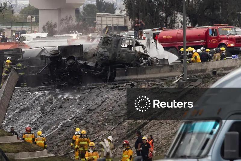 Gas tanker explosion leaves multiple injured after overturning, in ...