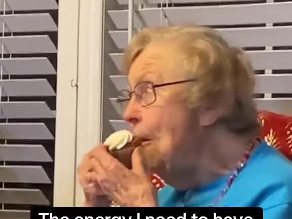 The energy I need to have when I’m 94!
