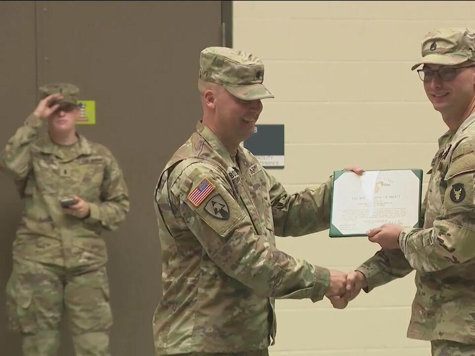 Iowa Staff Sergeant is being honored with Iowa Medal of Merit