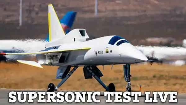 ‘Son of Concorde’ jet soars at supersonic speed for the first time ever ...