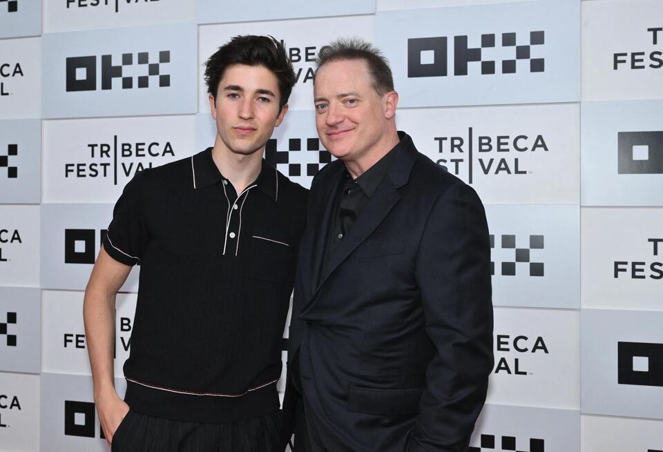 Brendan Fraser makes rare appearance at NYFW to support model son ...