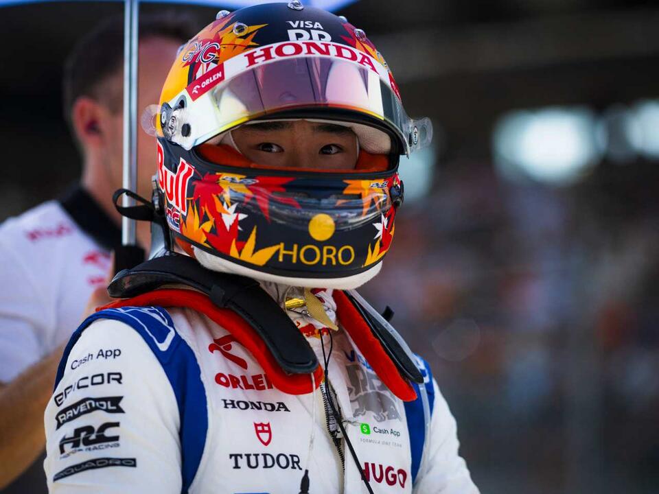 Yuki Tsunoda Red Bull demo run goes up in smoke during first V8 experience