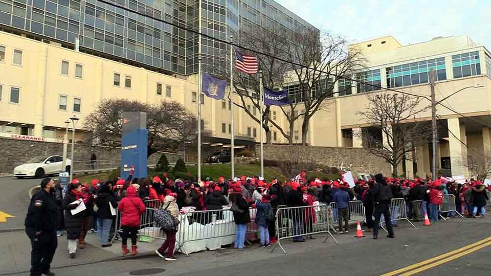 Day 1: Nurses at Three NYC Private Hospital Systems Strike as Gov ...