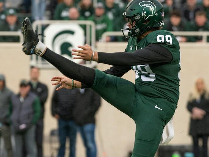 Michigan State football standouts Bryce Baringer, Jayden Reed take on ...