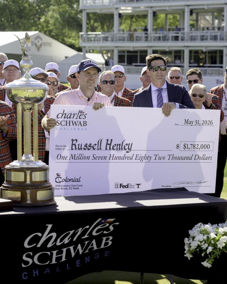 Russell Henley Wins the 2026 Charles Schwab Challenge After Dramatic ...