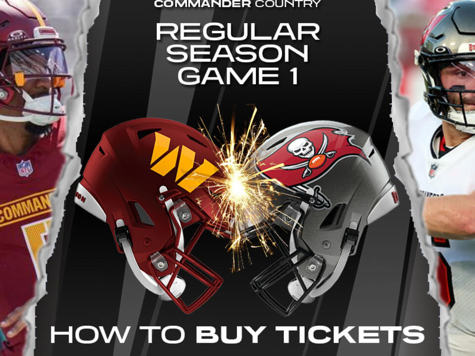 Week 1: Bucs vs. Commanders - How To Buy Tickets