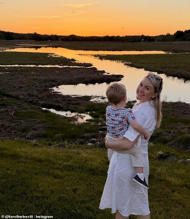 Karoline Leavitt shares sweet family photos from maternity leave a ...