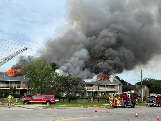 TFD UPDATE: Crews battled massive apartment fire for 90 minutes - NewsBreak