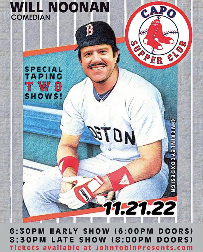 Comedian Will Noonan Taping a Special At Capo – Get your tickets ...