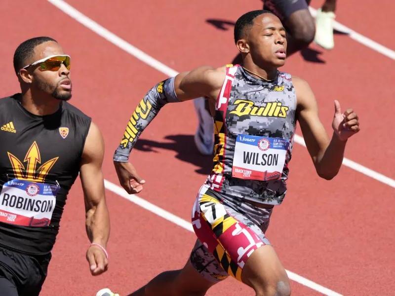 'I'm running with the big dogs:' 16-year-old Quincy Wilson sets record ...