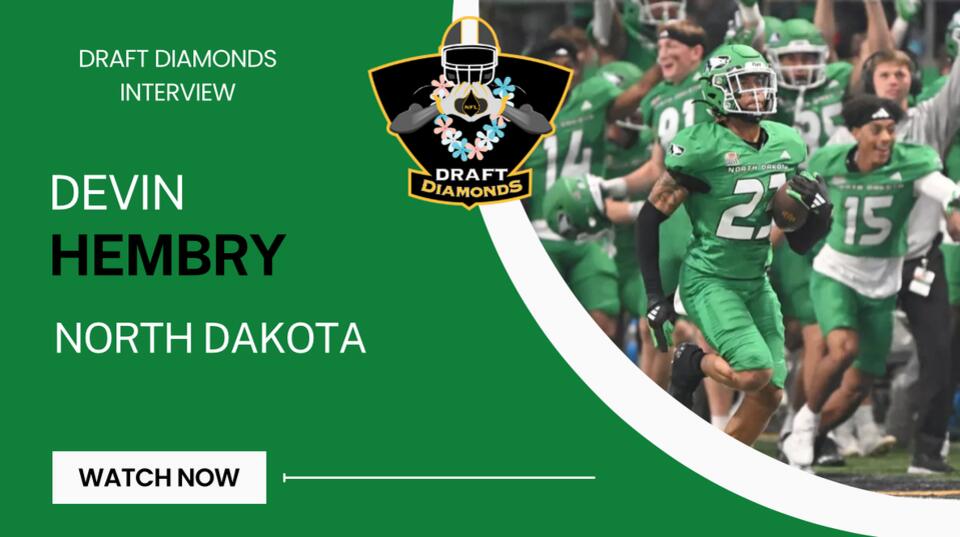 Devin Hembry, CB, North Dakota | 2025 NFL Draft Prospect Zoom Interview ...