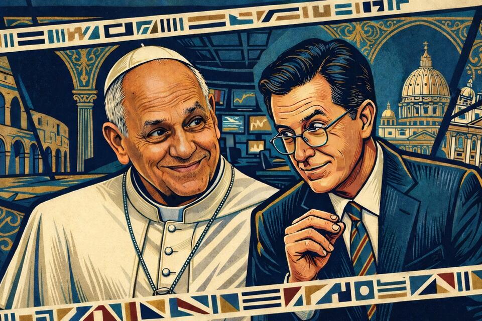 Pope Leo XIV and Stephen Colbert Are the Only Things Americans Actually ...