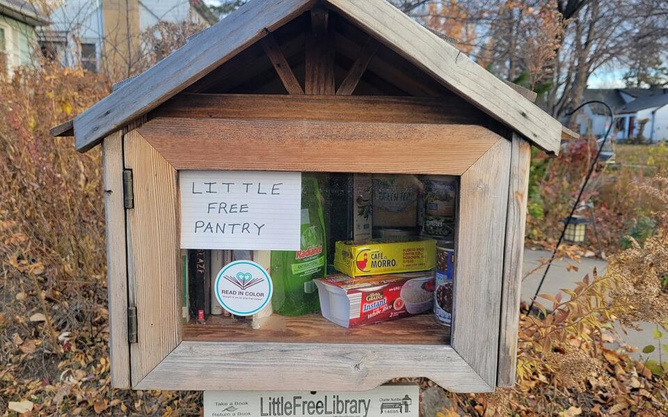 Little Free Libraries Stock Up on Food - NewsBreak