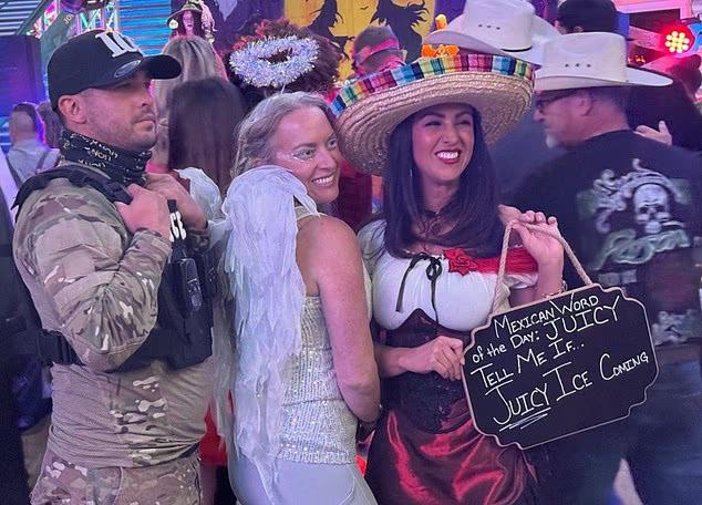 Lauren Boebert and boyfriend dress up as immigrant and ICE agent in ...
