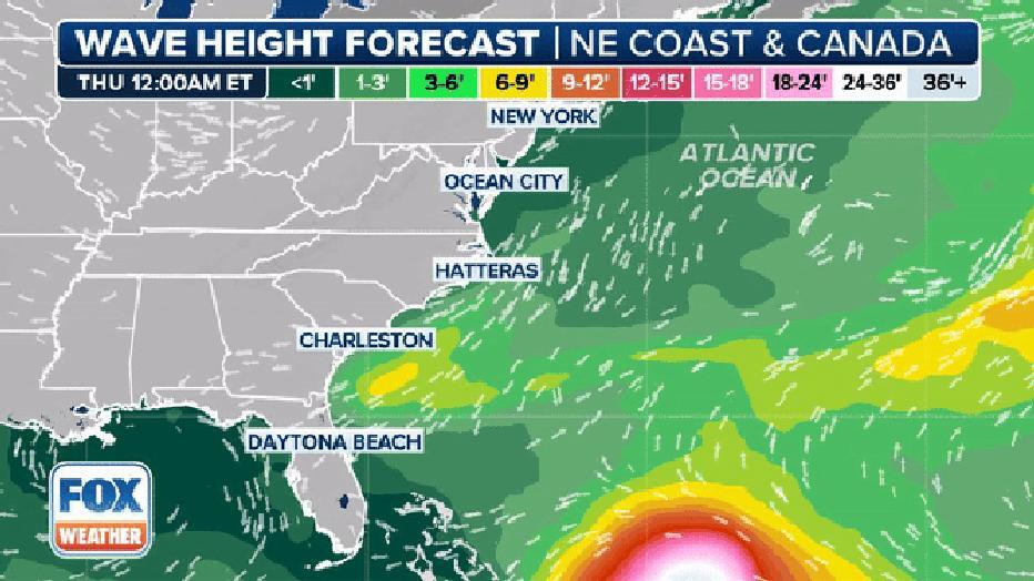 Hurricane Ernesto path: When to expect rip currents, high surf at NYC ...