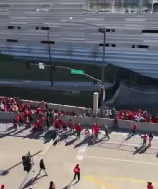 SUPER BOWL PARADE SHOOTER: The moment a man was tackled by brave Chiefs ...