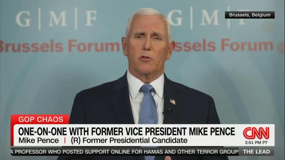 Mike Pence Praises Mike Johnson for ‘Moral Courage’ in the Face of MAGA ...