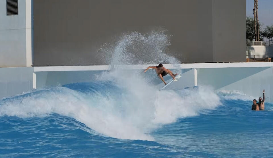 Clay Marzo Hit Up The Palm Springs Surf Club for a Foam Board Super ...