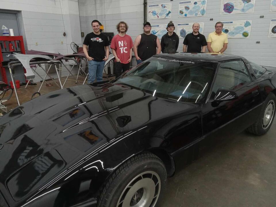 Revving up: high school auto program acquires ‘85 Corvette
