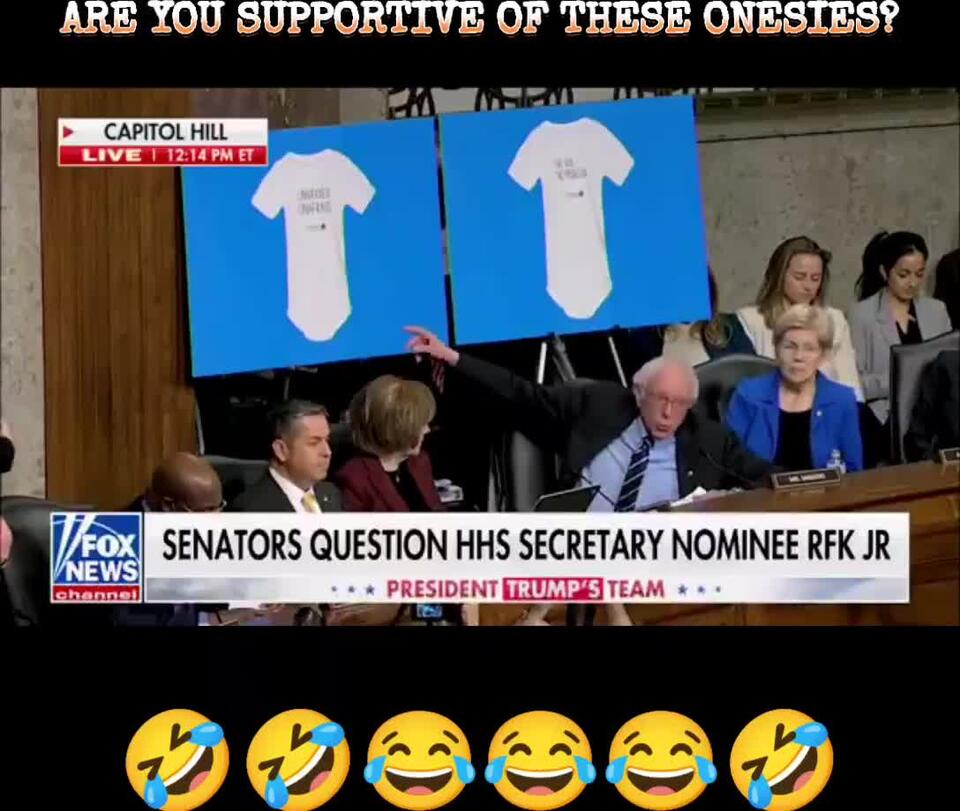 🔥 Bernie Sanders & RFK Jr. Go HEAD-TO-HEAD Over Baby Onesies at ...