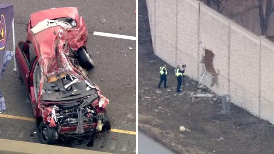 20-Year-Old Dies After Crashing Through Interstate Sound Barrier Wall ...