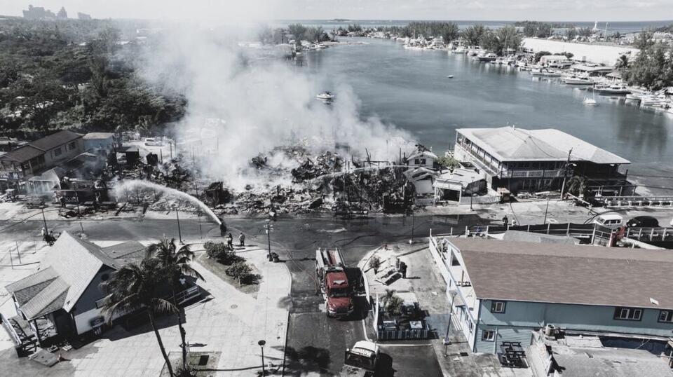 Fire Destroys Arawak Cay’s Fish Fry, Popular Nassau Dining Spot for ...