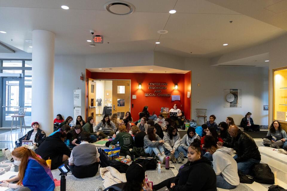 PHOTO GALLERY: Students, faculty and staff organize sit-in protest ...
