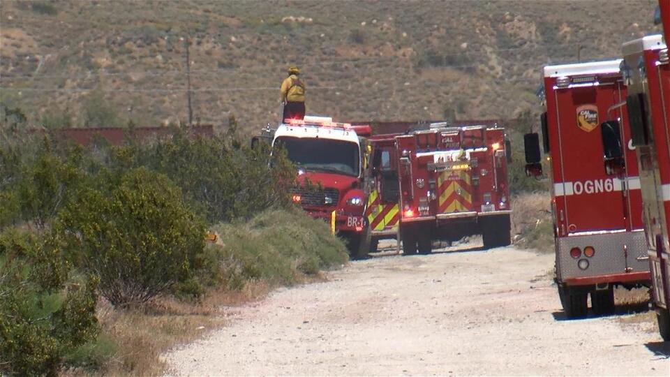 Cabazon fire burns near homeless camp, wind is issue says Fire Dept ...