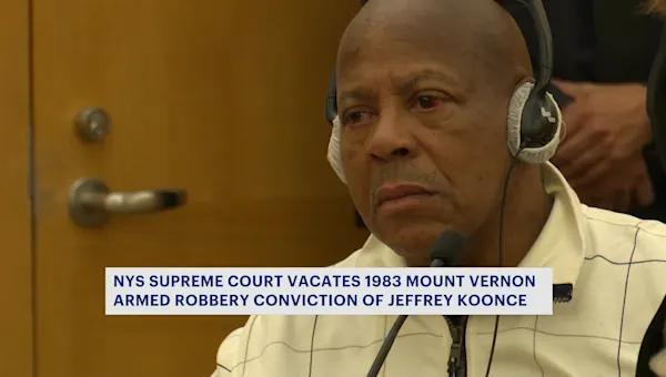 Jeffrey Koonce's 1983 conviction vacated following support from DA ...