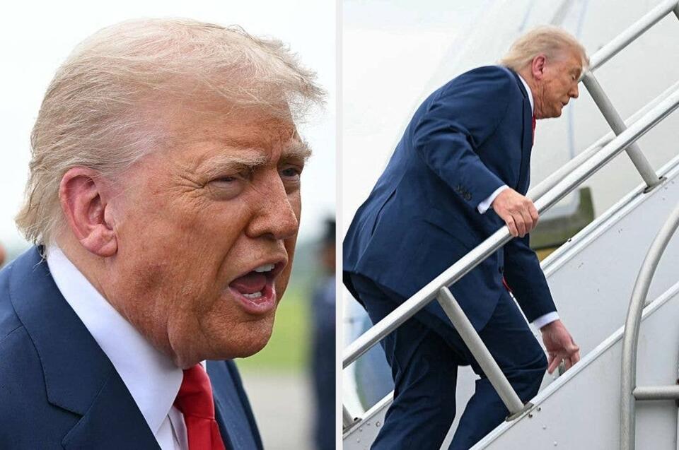This Video Of Donald Trump Tripping Is Going Viral, And Everyone Is ...