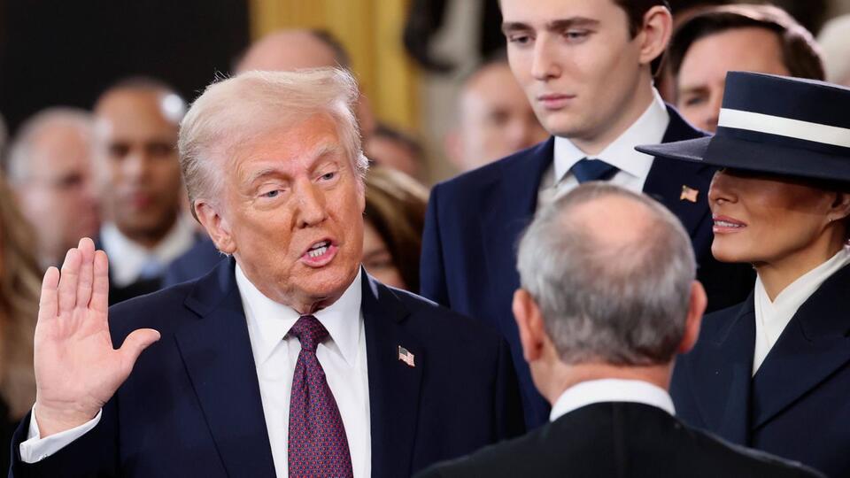 Trump’s political journey during his first year back in office featured ...