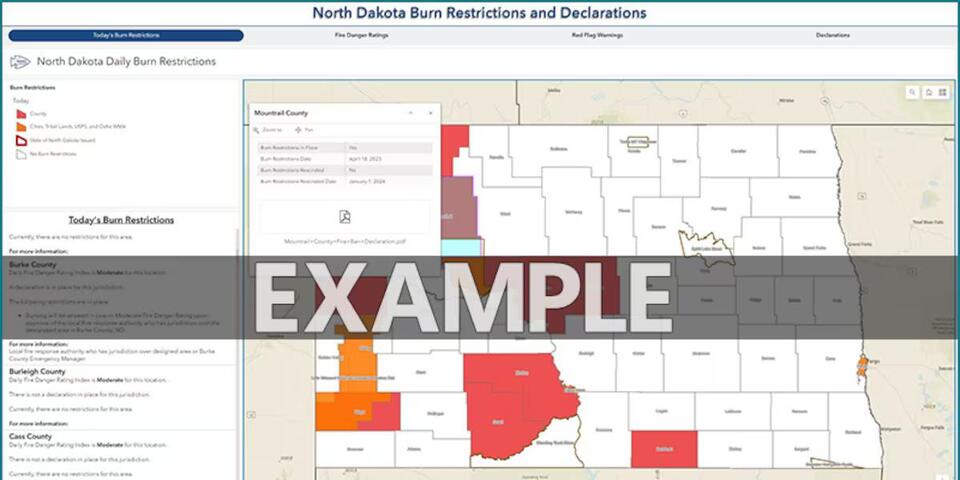 New, enhanced ND burn restrictions map - NewsBreak