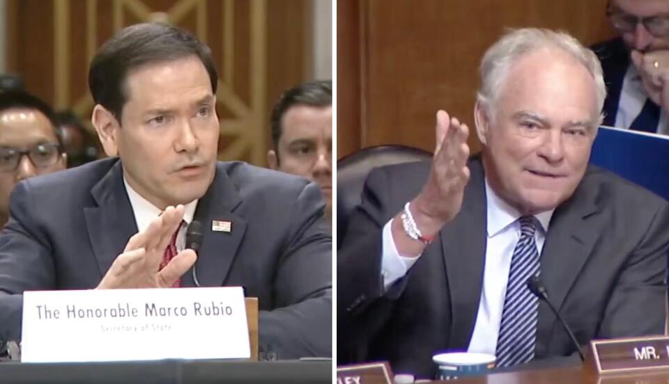 Tim Kaine Tussles With Marco Rubio Over Iran War Justification ...