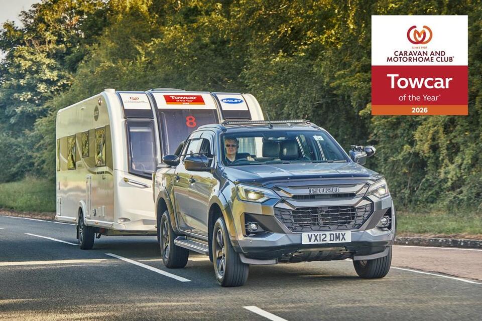 Isuzu D-Max crowned Pick-up Towcar Winner at Caravan and Motorhome Club ...