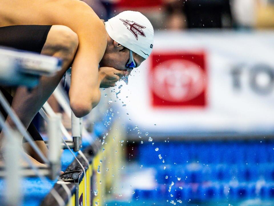 Hubert Kos Swims Pac-12 Champ Record In Prelims In 100 Back With 44.03 ...