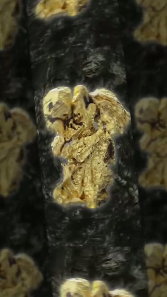 Gold in its purest, most incredible form. These crystallized gold ...