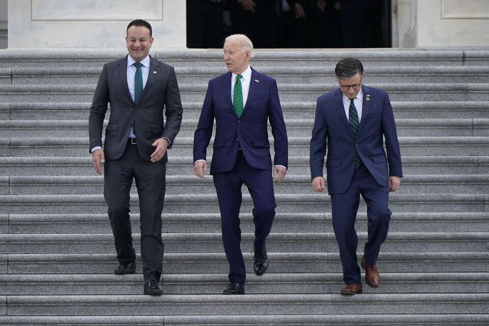 Let us all march forward together, Biden urges Friends of Ireland ...