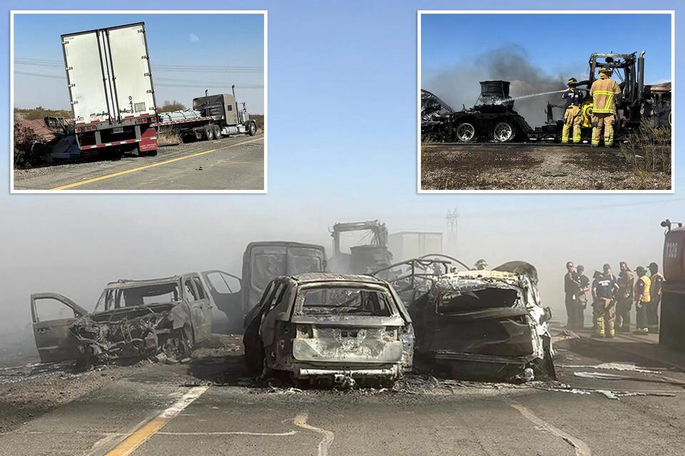 Horrific multi-vehicle crash in Arizona leaves at least 6 dead, 13 ...