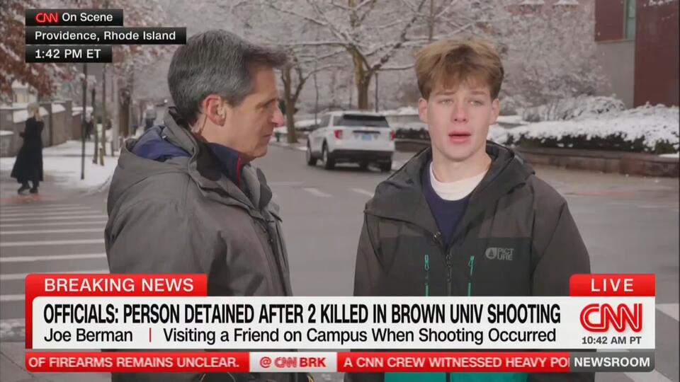 CNN’s John Berman Interviews Son on Surviving Brown University Shooting ...