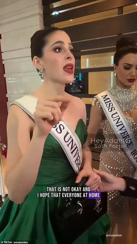 Former Miss USA Noelia Voigt slams Thai organizer who called Mexican ...