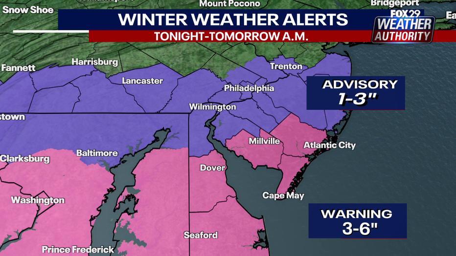 Philadelphia snow: How much is expected to fall, and when? - NewsBreak