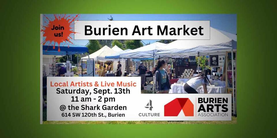REMINDER: Burien Art Market returns this Saturday, Sept. 13 at the ...