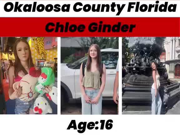 Chloe Ginder missing from Okaloosa County Florida. Please share this ...