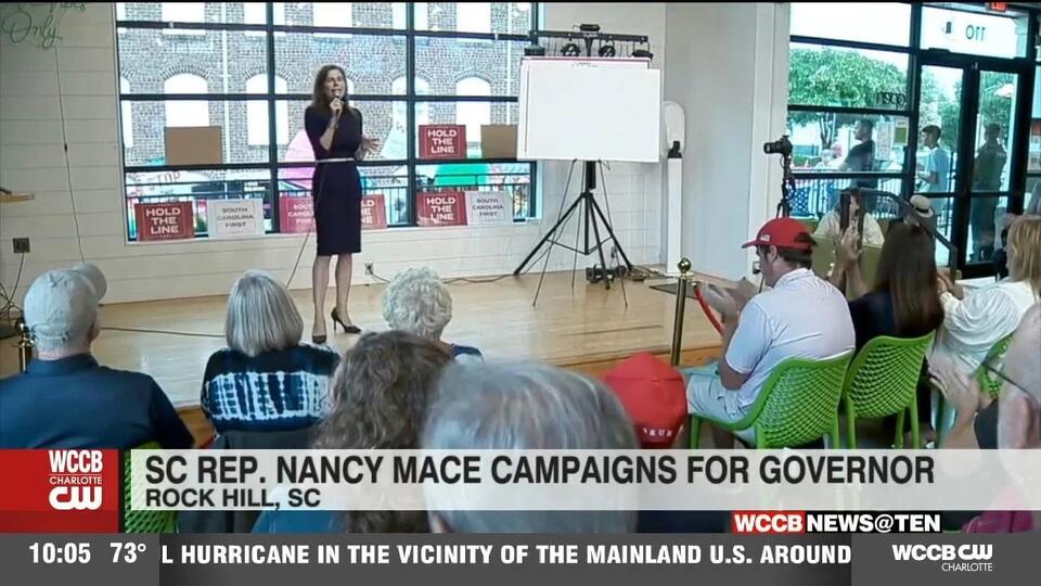 Rep. Nancy Mace campaigns in Rock Hill, calls the race for SC governor ...