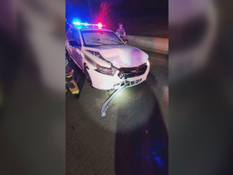 Wrong Way Driver Crashes Into 2 Police Vehicles Arrested For Dui