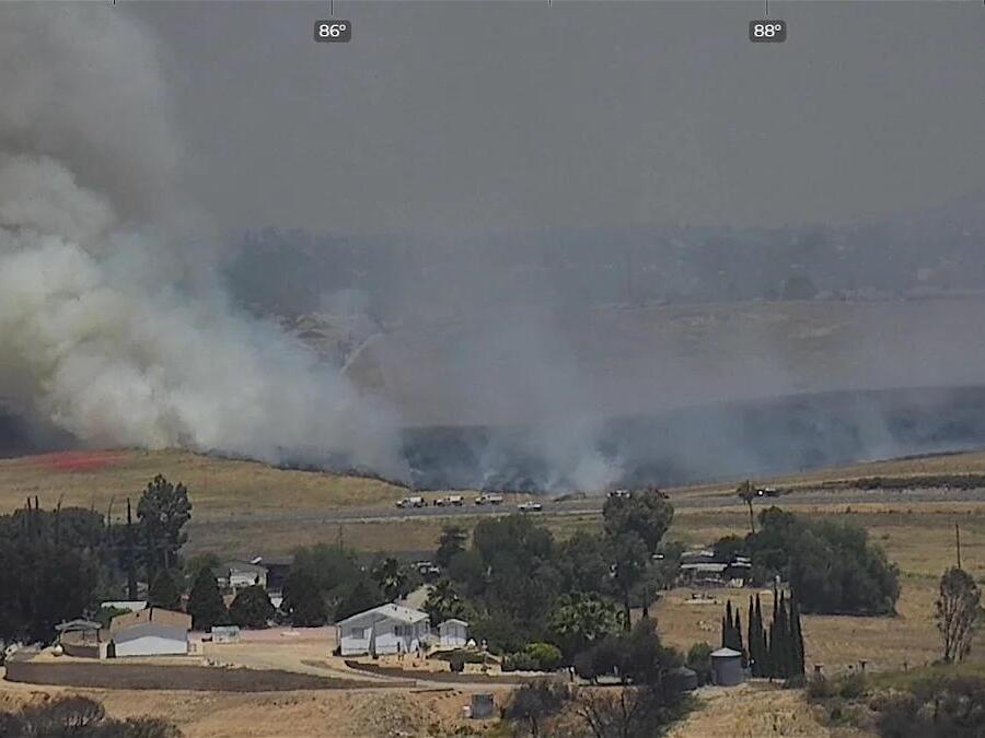 47-acre fire burning south of Beaumont fully contained