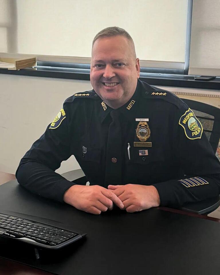 Medford Police Department Welcomes Chief Buckley Back to Duty - NewsBreak