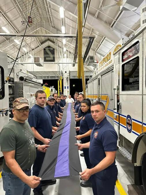 Memorial Bunting on Station 2 in Stafford for Mia Ethridge - NewsBreak