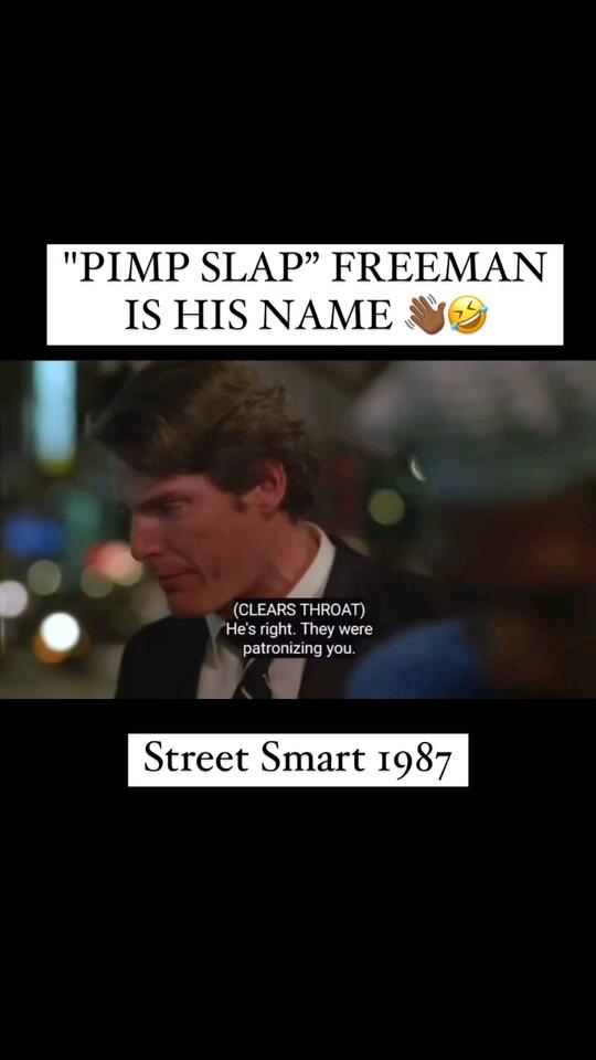 Morgan Freeman and Christopher Reid in the movie Street Smart crazy ...