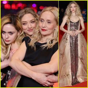 Amanda Seyfried Shares Big Hug with Viola Prettejohn & Mona Fastvold at ...